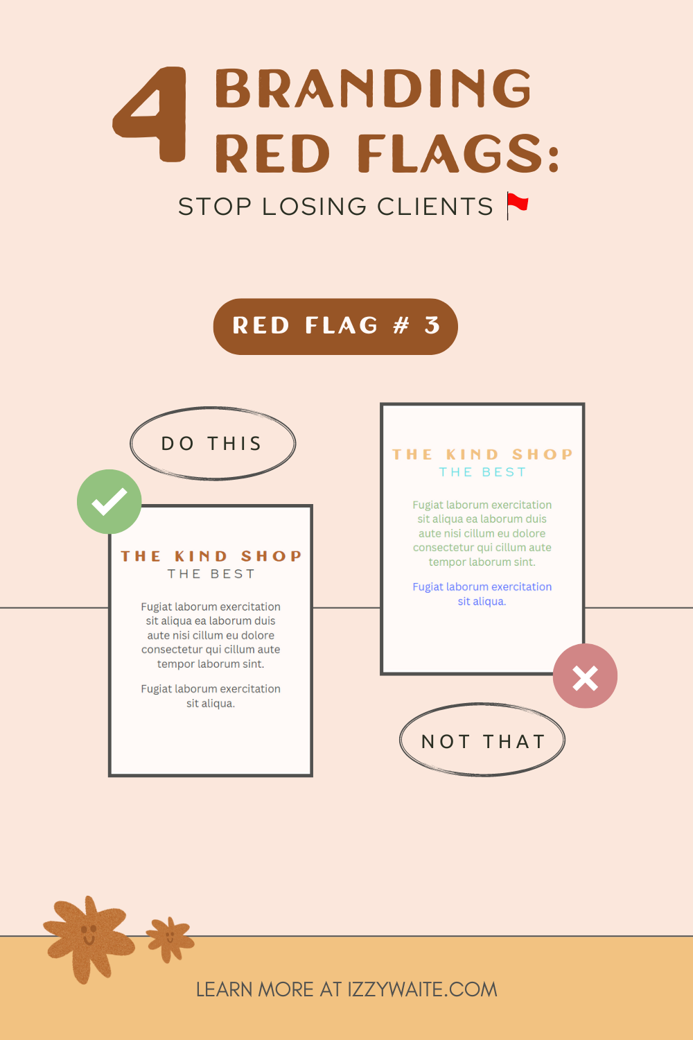 Branding Red Flags: Stop Losing Clients - izzywaite.com